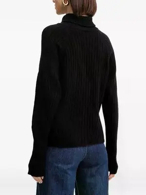 SIMONA CORSELLINI Ribbed Knit Turtleneck Sweater