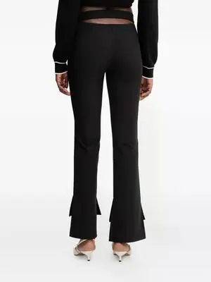 SIMONA CORSELLINI Cut-out Split-hem Trousers