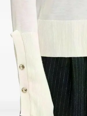 SIMONA CORSELLINI Button-embellished Cardigan - Neutrals