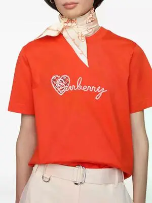 Burberry B Heart Silk Skinny Scarf