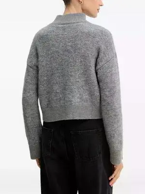 SIMONA CORSELLINI Embellished Mock-neck Sweater