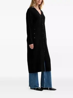 ISABELLE BLANCHE Button-up V-neck Cardigan-coat