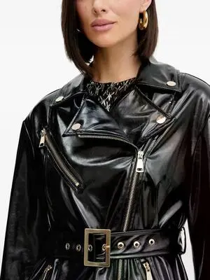 SIMONA CORSELLINI Belted Zip-up Jacket
