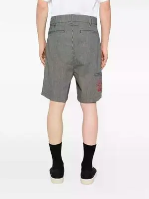 THAMES MMXX Striped Denim Shorts