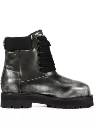 PDF Lace-up Platform Boots