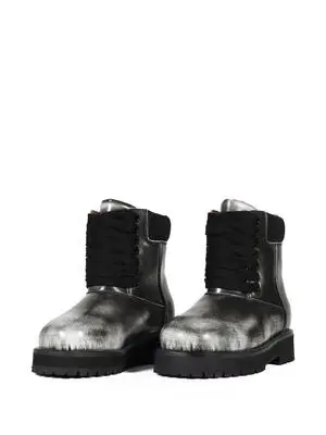PDF Lace-up Platform Boots