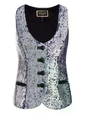 MITILIANE COUTURE Sequin-embellished Gilet