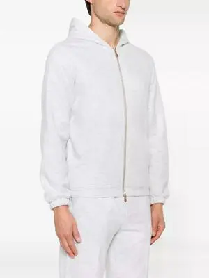 Eleventy Full-zip Hoodie - Grey