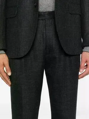 Eleventy Checked Single-breasted Suit