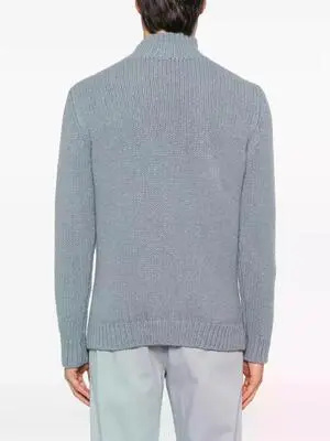 Eleventy Mock-neck Wool Sweater