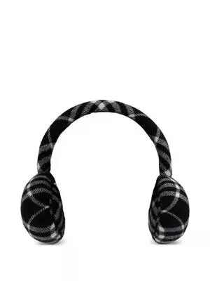 Burberry Calico Check Earmuffs - Black