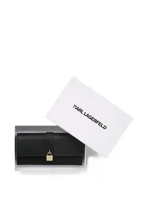 Karl Lagerfeld K/autograph Padlock Leather Wallet