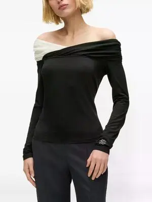 Karl Lagerfeld Off-shoulder Top