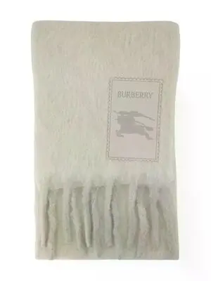 Burberry Brushed Logo-plaque Scarf