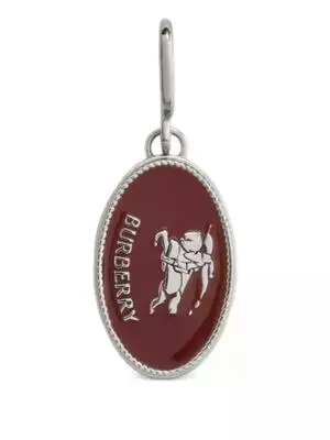 Burberry Knight-stamp Enamel Charm - Red