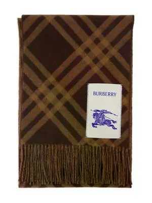 Burberry Check Cashmere Scarf