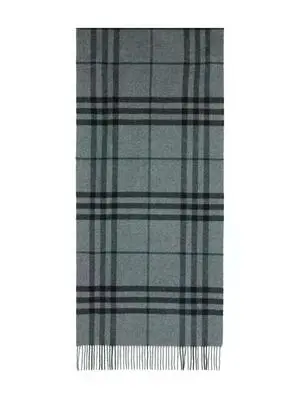 Burberry Cashmere Scarf - Grey