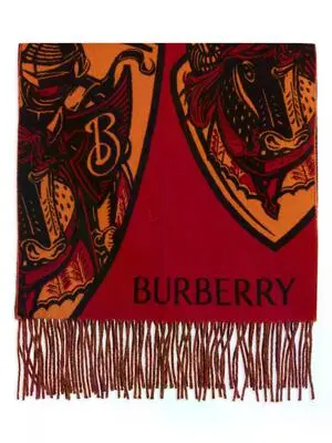 Burberry Charging Knight Scarf - Red