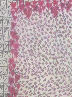 Zadig&Voltaire Kerry Hearts Scarf