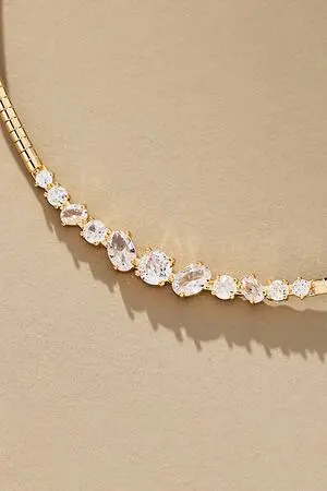 Anthropologie Birthstone Collar Necklace - April