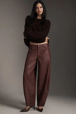 PILCRO Faux Leather Balloon Pants