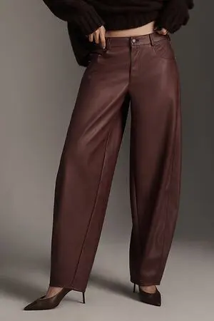 PILCRO Faux Leather Balloon Pants