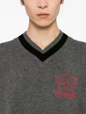 THAMES MMXX Cashmere V-neck Sweater