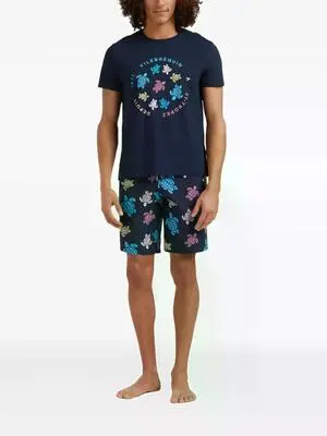 Vilebrequin Crew-neck Cotton T-shirt - Blue