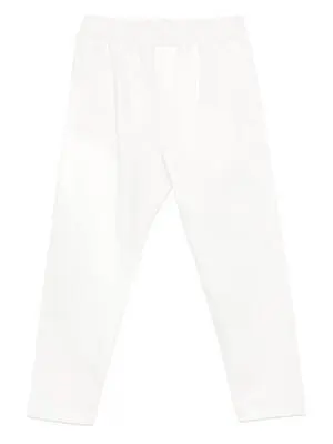 Eleventy Elasticated-waistband Trousers - White