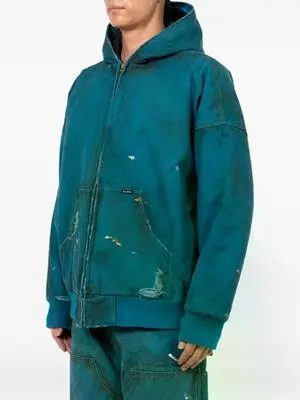 KAMIYA Distressed Zip-up Jacket