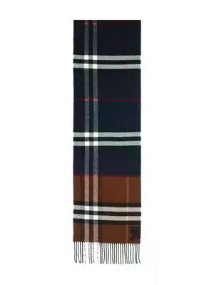 Burberry Cashmere Scarf - Blue