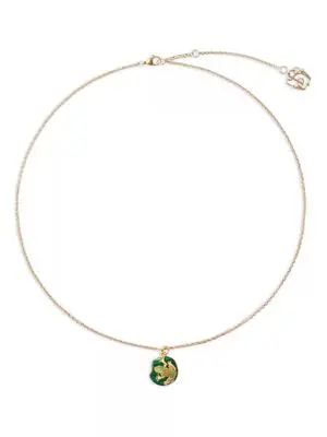 Burberry Frog Charm Chain Necklace - Gold