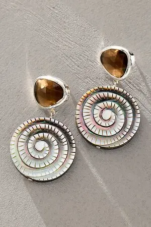 Chan Luu Fp X Spiral Shell Earrings