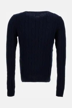 Polo Ralph Lauren Long Sleeve Cable Knit Pullover - Blue