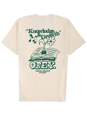 Obey Knowledge & Growth" T-shirt