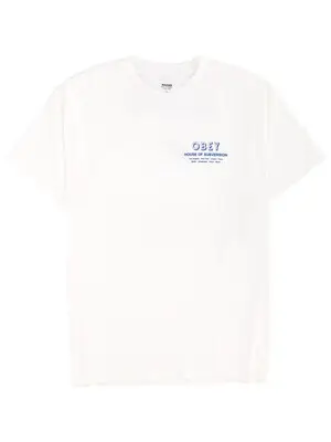 Obey House Of Subversion" T-shirt - White