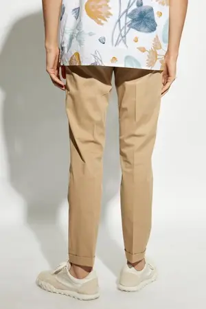 Paul Smith Trousers With Logo - Beige