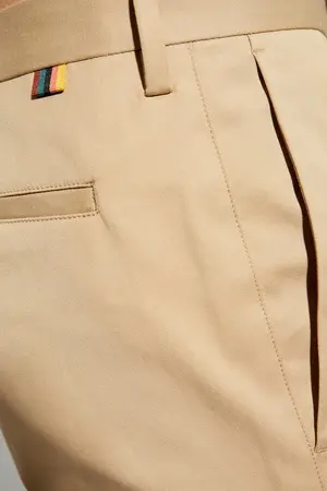Paul Smith Trousers With Logo - Beige