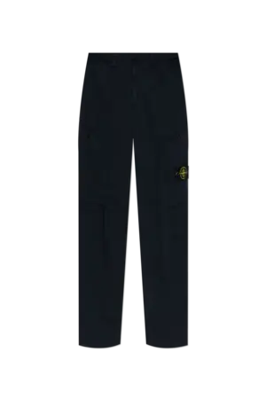 Stone Island Trousers With Logo