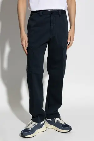 Stone Island Trousers With Logo