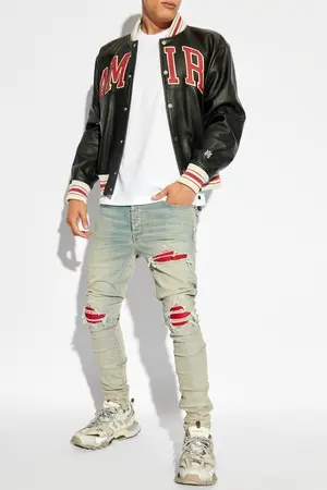 Amiri Distressed Skinny Jeans