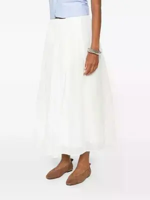 Brunello Cucinelli Silk Maxi Skirt