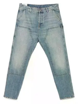 Eleventy Contrast Stitching Jeans For Men