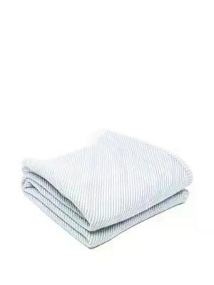 Eleventy Striped Blanket - Blue