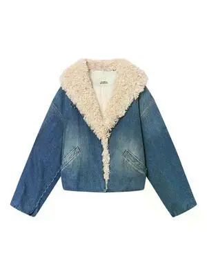 Women's Blue Fur Jackets