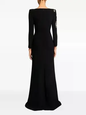 Jenny Packham Slipper Orchid Gown - Black