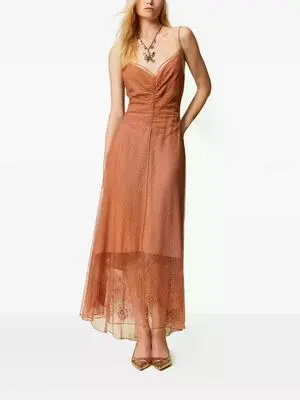 TWINSET Point D'esprit Maxi Dress