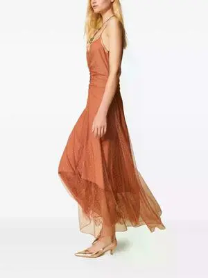 TWINSET Point D'esprit Maxi Dress