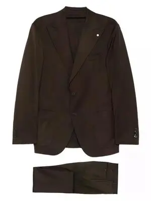 LUIGI BIANCHI MANTOVA Pocket Buttoned Suit
