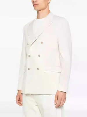 Eleventy Double-breasted Blazer - Neutrals